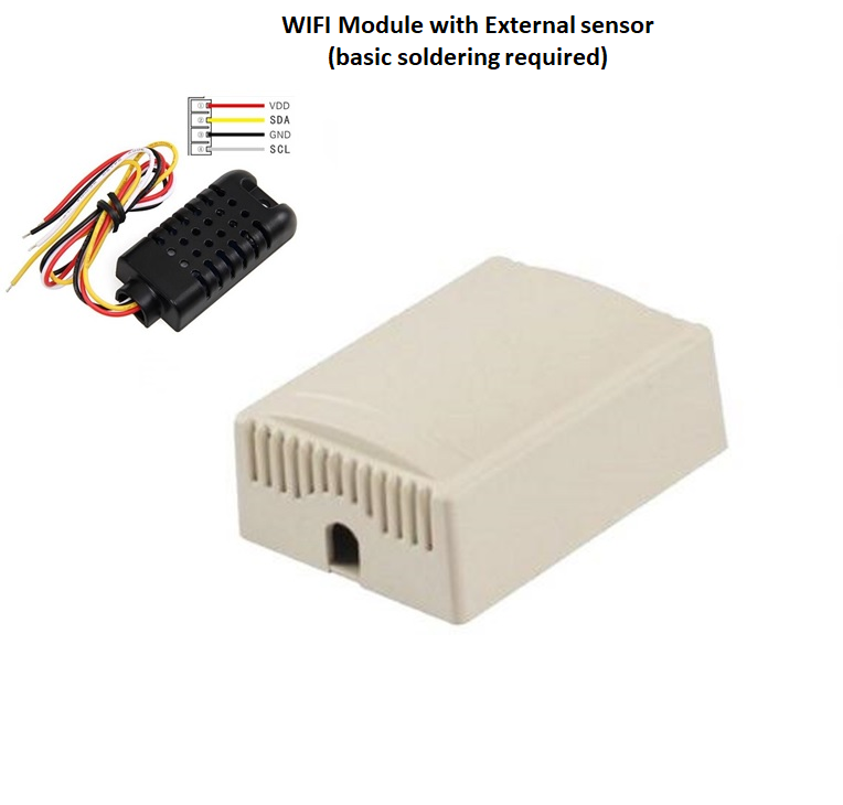 WIFI Temperature and Humidity Sensor - Internet Of Things (IOT) – JemRF